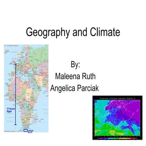 Geography and climate | PPT