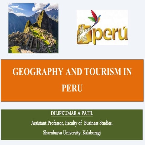 Geography and tourism in peru 05052021 | PPTX