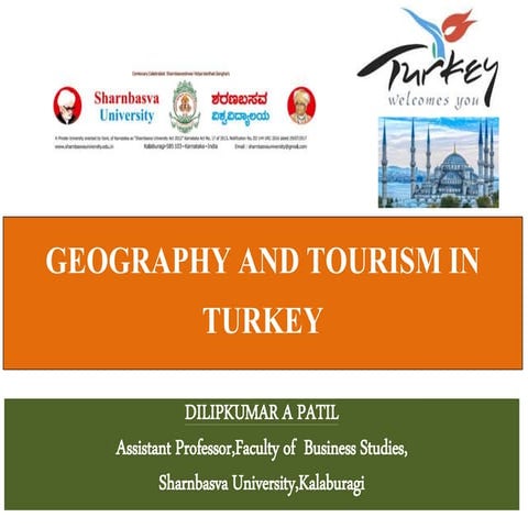 Geography and tourism in turkey 07052021 | PPTX