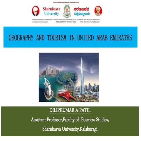 Geography and tourism in united arab emirates (Dubai) | PPTX