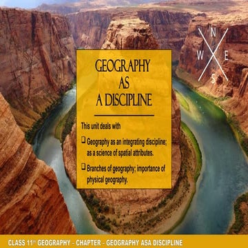 GEOGRAPHY AS A DISCIPLINE - Human Geography.pptx