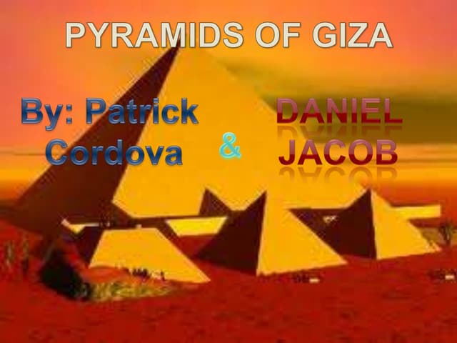 The Great Pyramids Of Giza | PPT