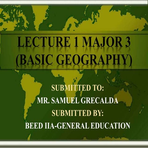 Geography | PPTX