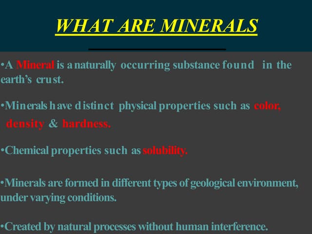 Minerals and Energy Resources Class X | PPTX