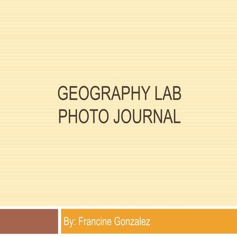 Geography lab | PPTX