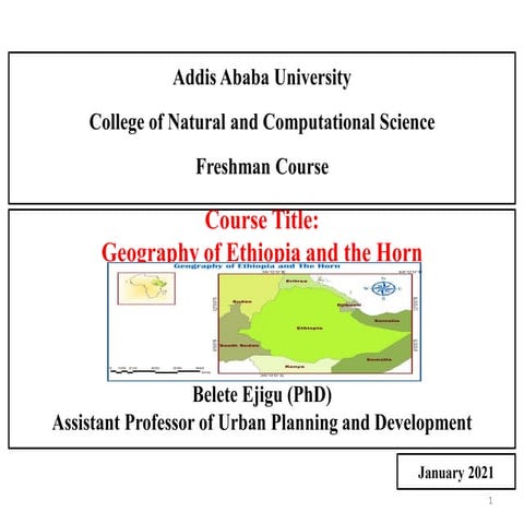 Comprehensive Geography of Ethiopia and the Horn of Africa: Location ...