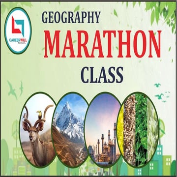 Geography Marathon Class.pdfjob ki tyari | PPT