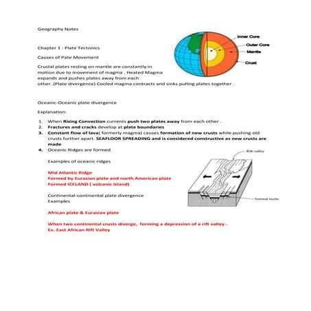 Pure Geography notes unit 1 | PDF