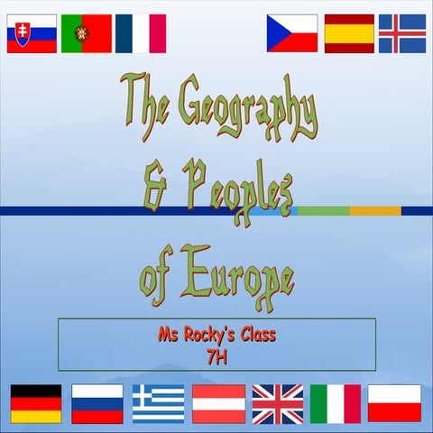 Geography of Europe | PPT