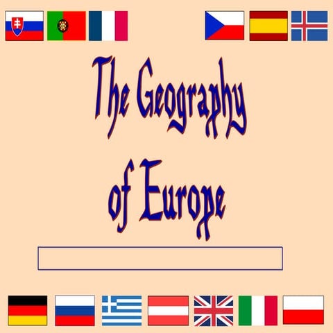 Geography of europe def1 | PPS