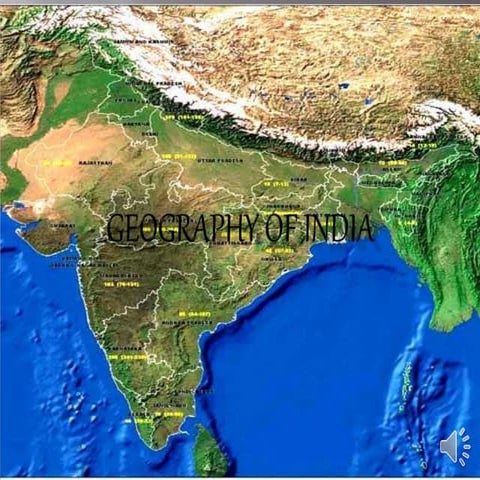 Geography of india | PPTX