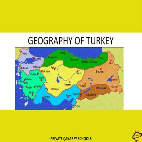 Geography of Turkey | PPTX