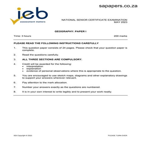 Geography P1 May 2023.pdf fgjdffghhfghfghdfhgf | PDF