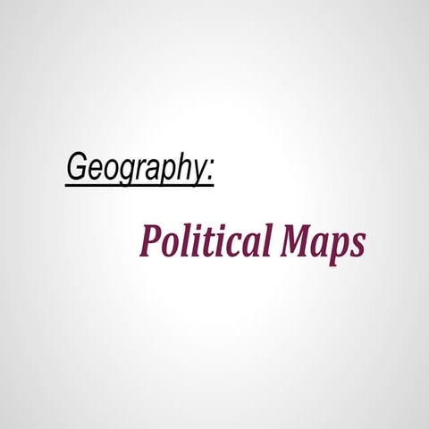 Geography political maps | PDF