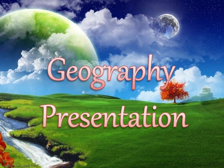 Geography presentation