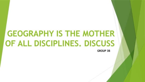 Topics for Assignment Help in Geography | PPT