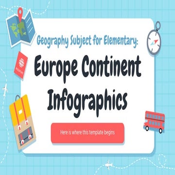 Geography Subject for Elementary_ Europe Continent Infographics by ...