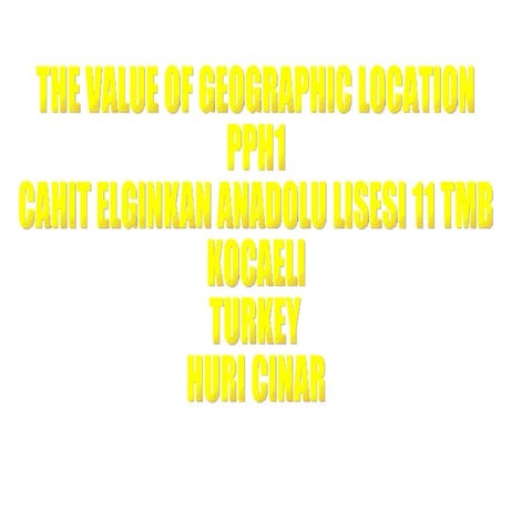 Geography turkey | PPT