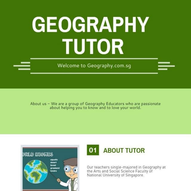 Geography Tutor | PDF