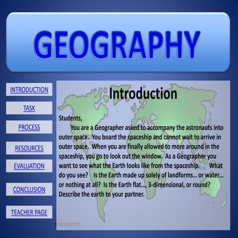 Geography webquest | PPT