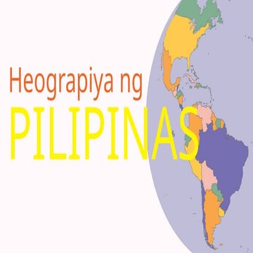 Heograpiya ng Pilipinas ppt AP4__matatag | PPTX