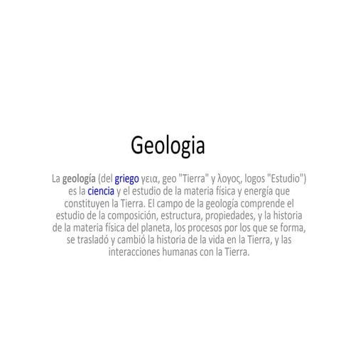 Eras geológicas | PPTX