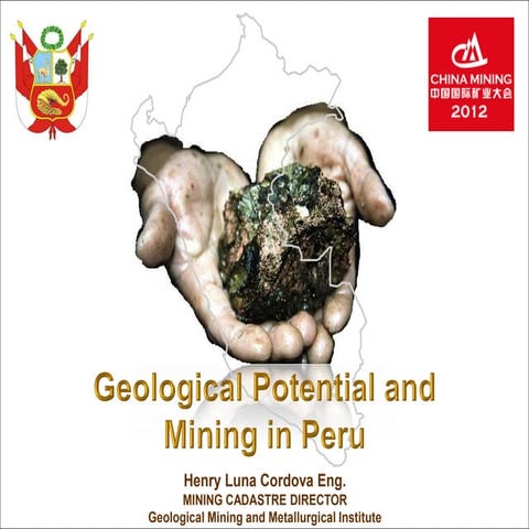 Geological Potential and Mining in Perú | PDF