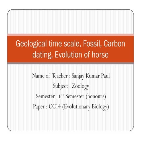 Geological time scale Fossil Carbon dating.pdf