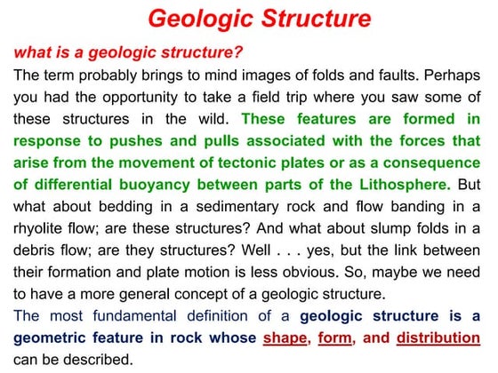 Description and classification of folds | PPT | Geology | Science