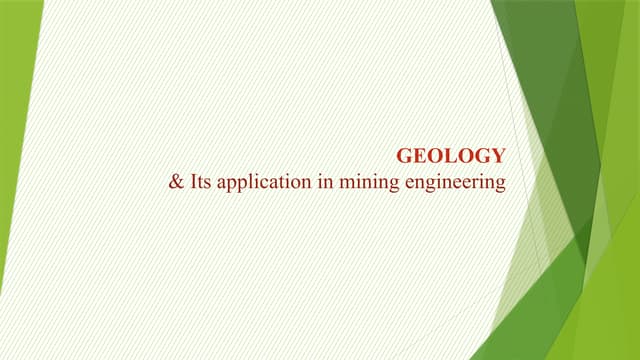 Physical properties of minerals | PPTX