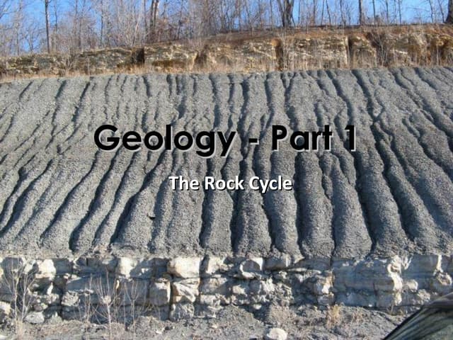 The rock cycle | PPTX