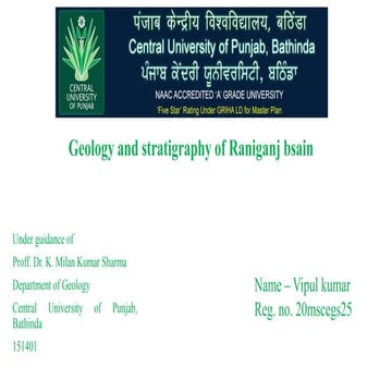 Geology and stratigraphy of Raniganj bsain ppt (1).pptx
