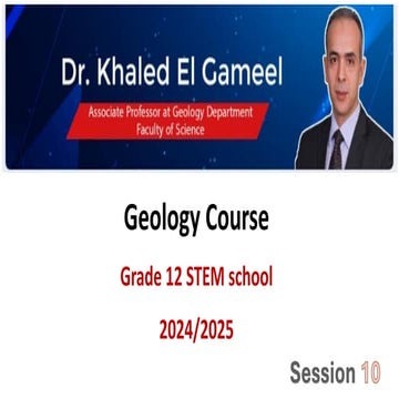 Geology course 25_10.pdf for couse dr kh | PDF