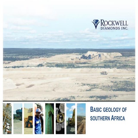 High level presentation on the geology of South Africa | PDF