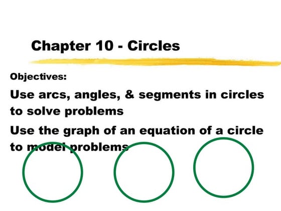 circles- maths-class 10th-ppt | PPTX | Geography | Science