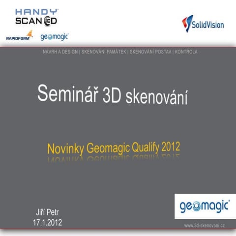 Geomagic qualify 2012 | PPT