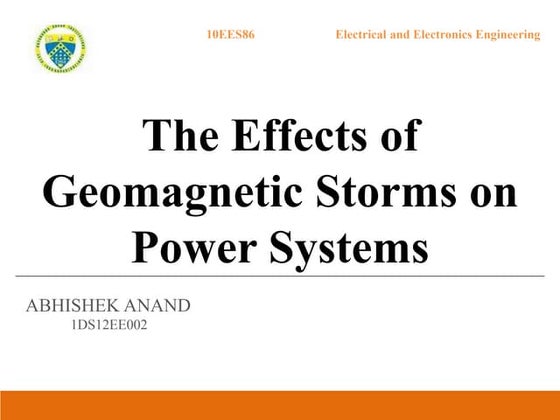 Geo magnetic storms | PPT | Geography | Science
