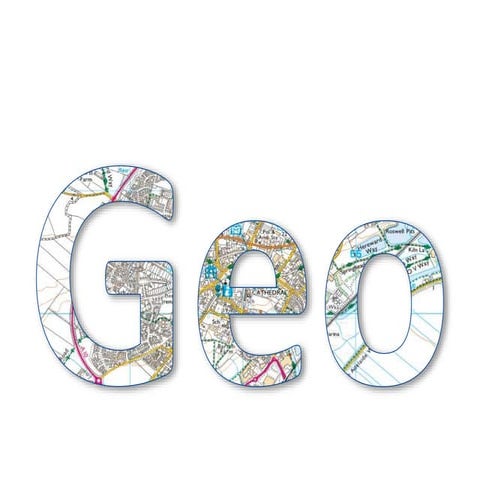 Geo map letters to print | PPT