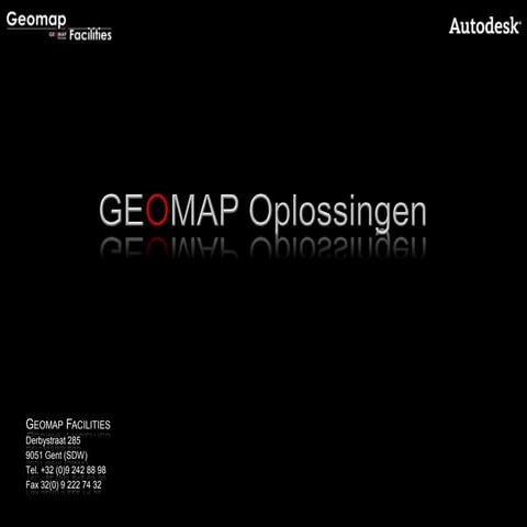 Geomap GIS oplossingen | PPTX