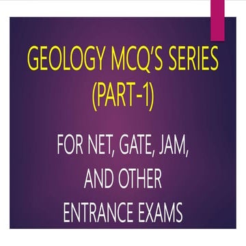 Geo mcq's 1 | PPTX