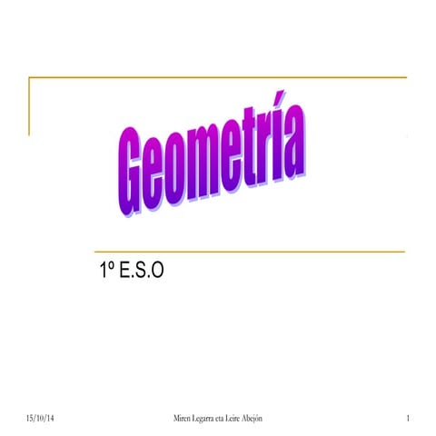 Geometría | PPT