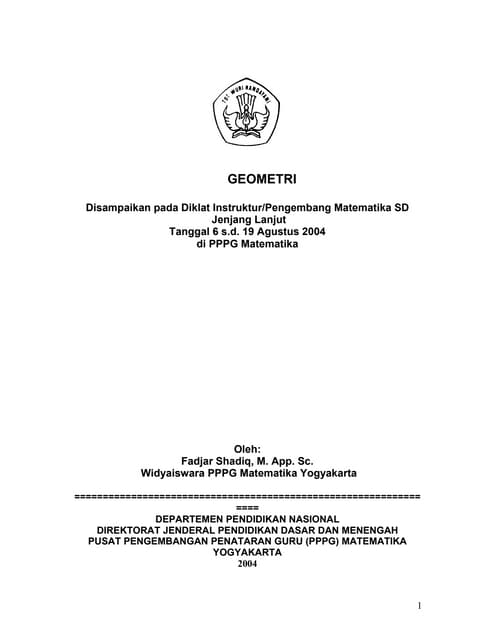Geometri gambar teknik | PDF
