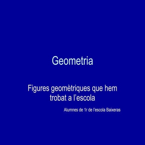 Geometria 1r | PPT