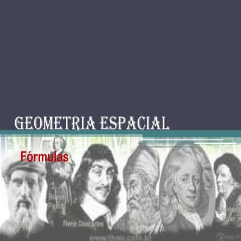 Geometria Espacial- Fórmulas | PPTX