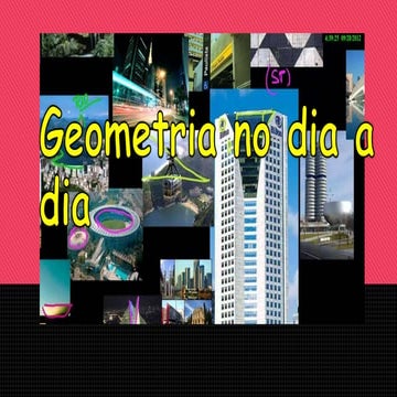 Introdução à Geometria e suas aplicações na Natureza | PPT