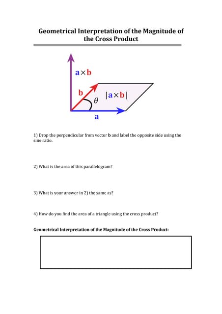 Properties of the scalar product perpendicular and parallel vectors | PDF