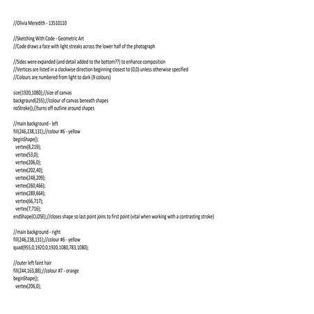 Geometric Art - Processing Code | PDF