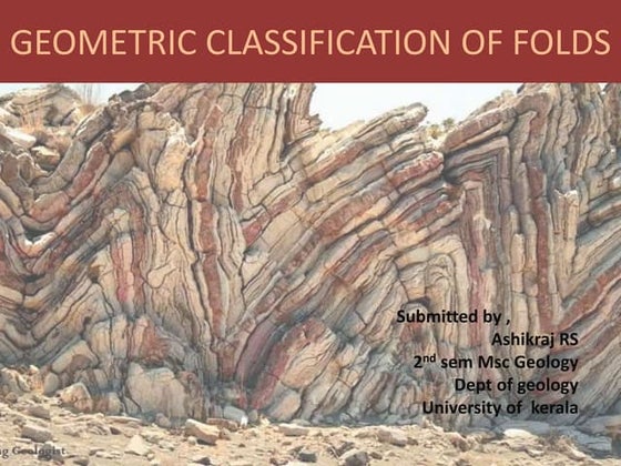 Fold, its element, classification & Mechanism | PDF