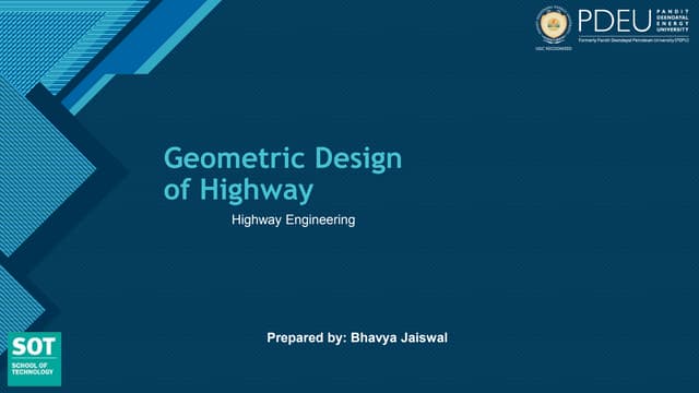 transition curve in Highway Geometry Design | PPTX
