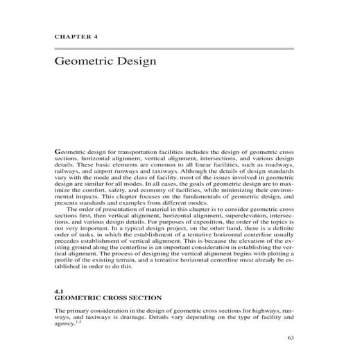Geometric design of road | PDF